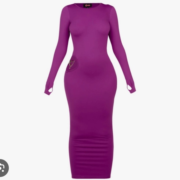 Waydamin | Dresses | Waydamin Purple Heart Logo Dress | Poshmark